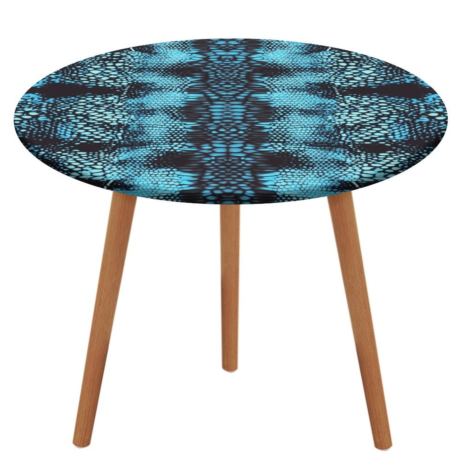Animal Print Patterns Round Fitted Tablecloth with Elastic Edge Outdoor ...
