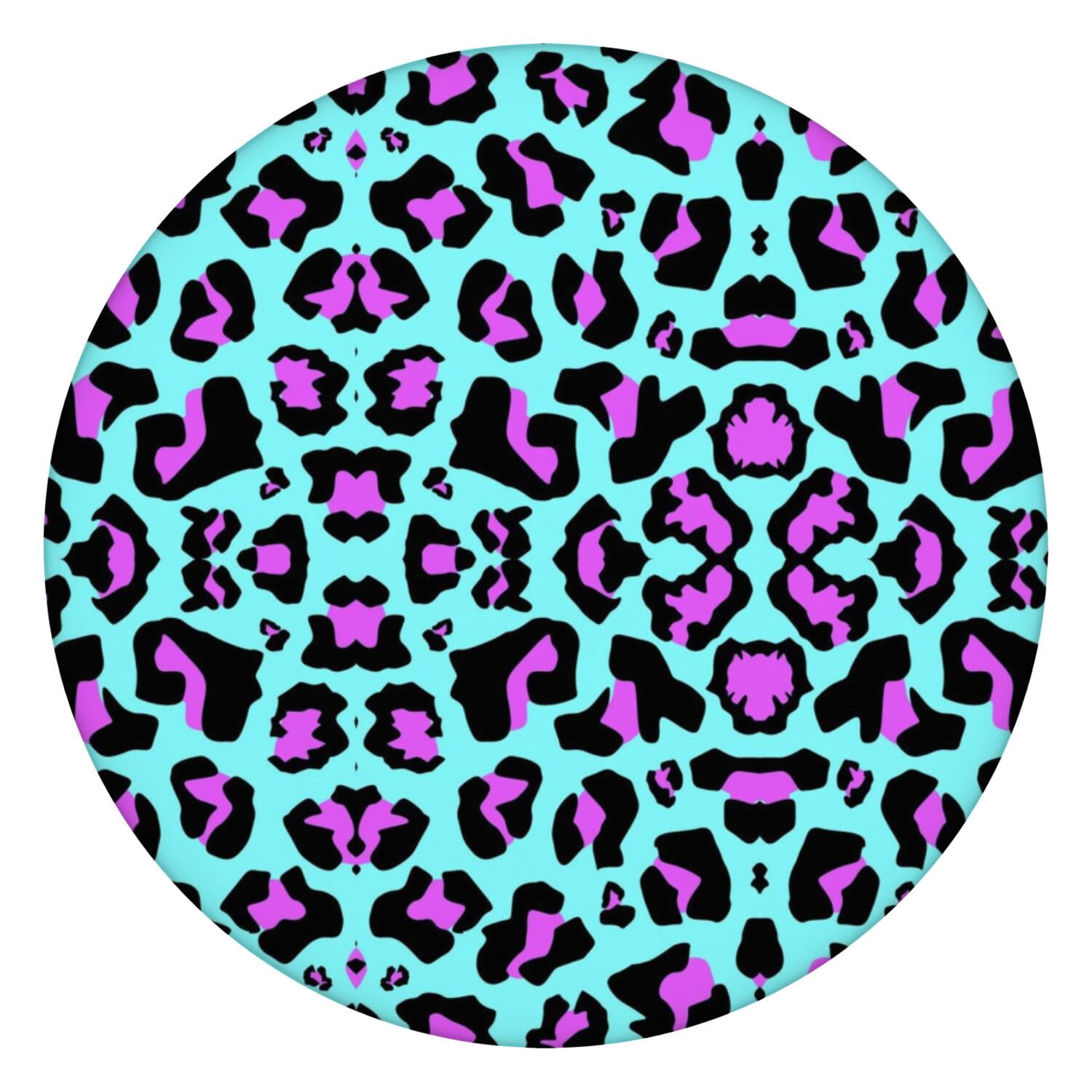 Animal Print Round Elastic Tablecloth - 100% Waterproof, Spill-Proof ...