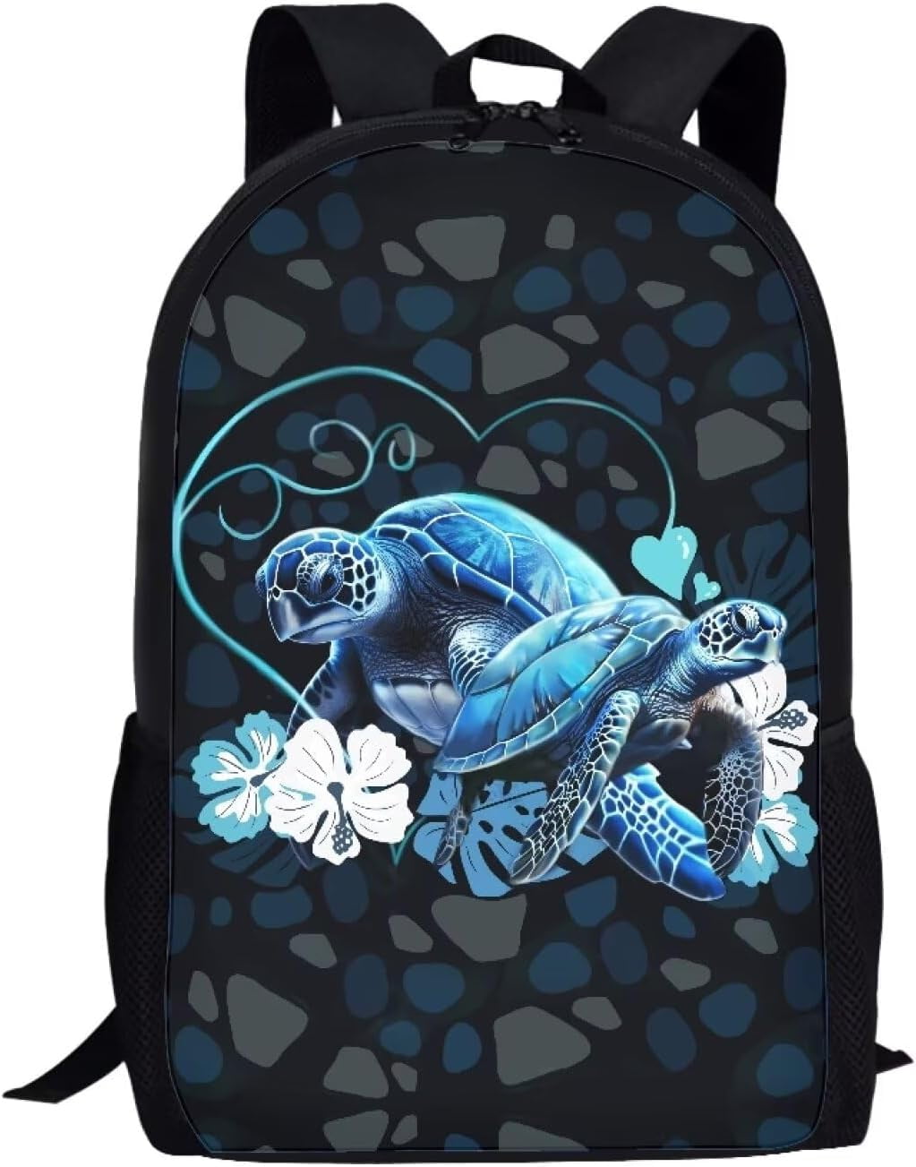 Animal Print Sea Turtle Large Capacity Travel Backpacks for TeensLarge ...