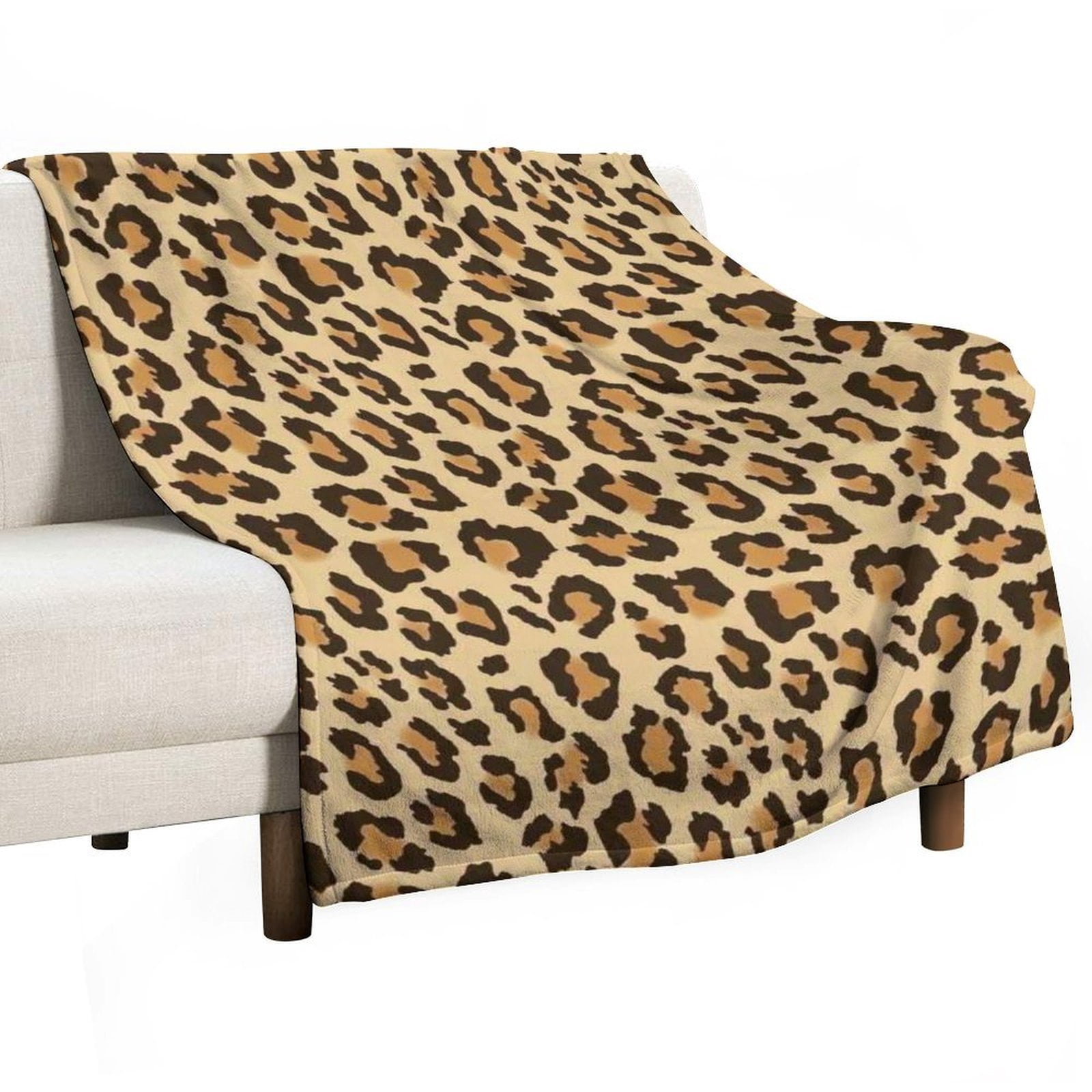 Animal Print Soft Print Blanket Throw Blankets Warm Cozy Lightweight ...