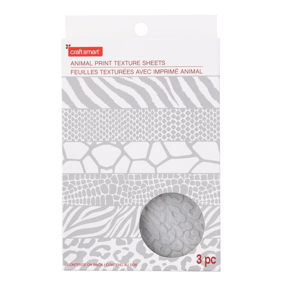 Animal Print Texture Sheet Set by Craft Smart 3pc - Walmart.com