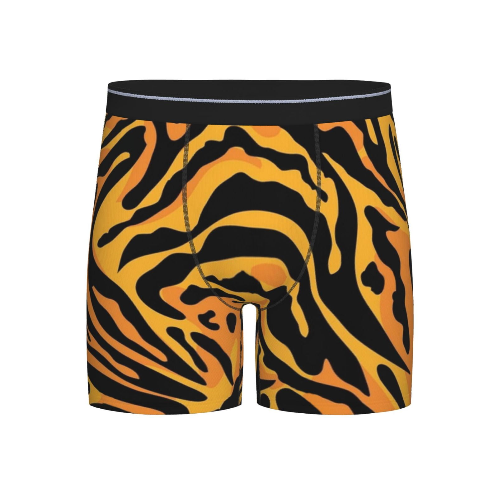 Animal Print Tiger Underwear For Men,Soft Boxer Briefs - Comfortable ...