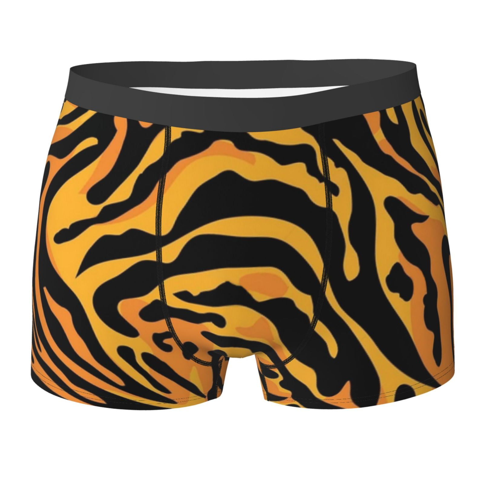 Animal Print Tiger Underwear For Men,Soft Boxer Briefs - Comfortable ...