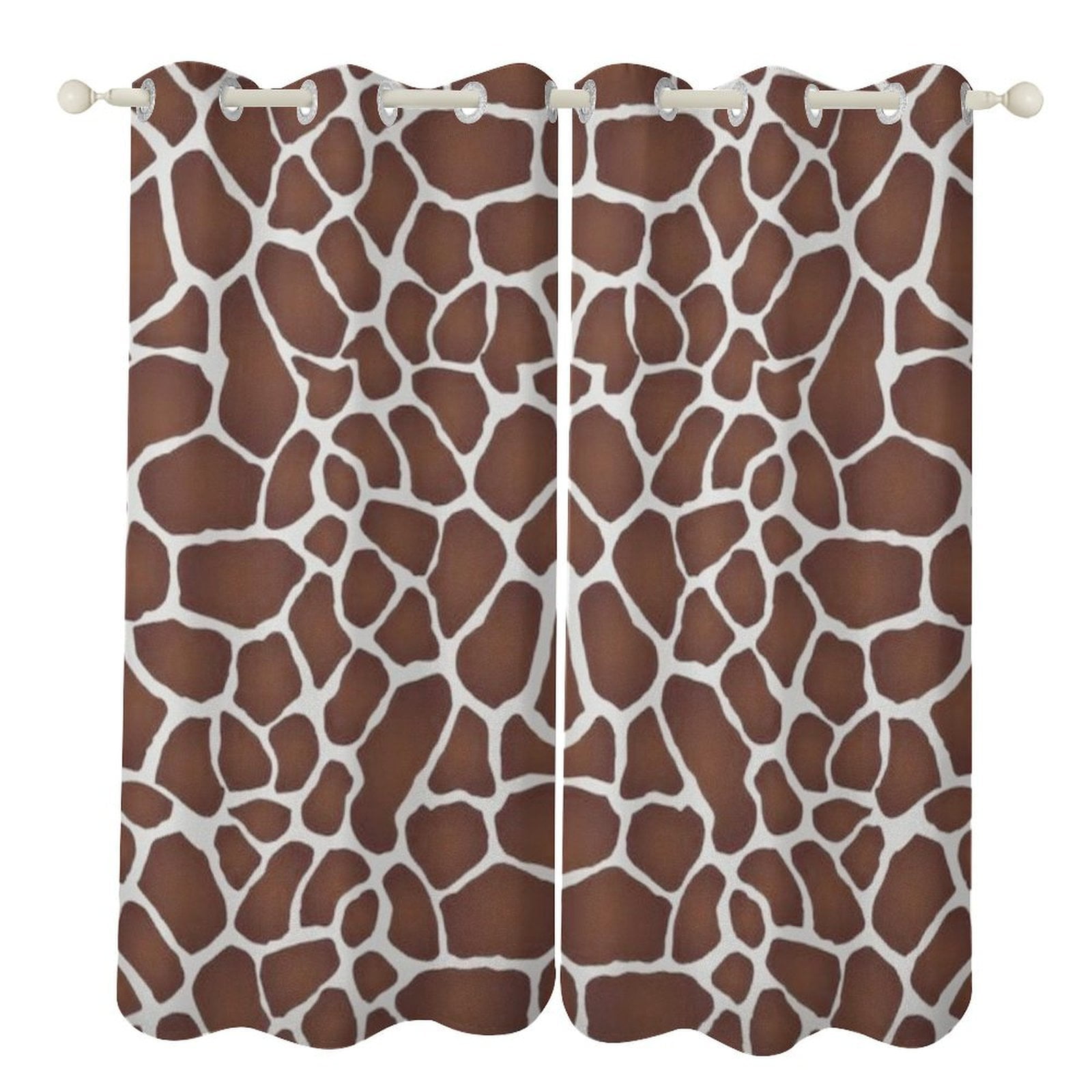 Animal Print Window Blackout Curtain 3d Printed Curtain Bedroom Living ...