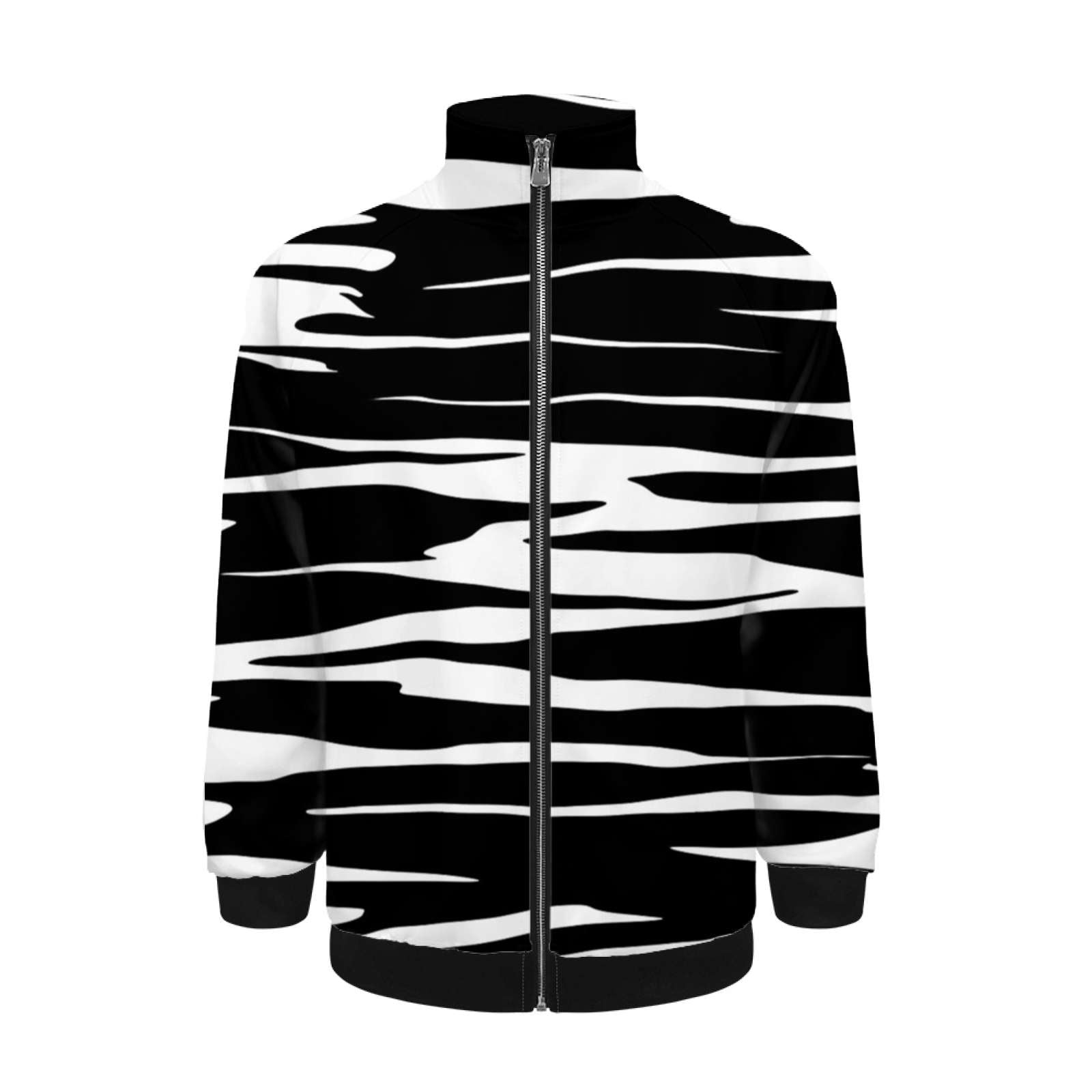 Animal Print Zebra Jacket Men's Street Cool Long Sleeves Coat ...