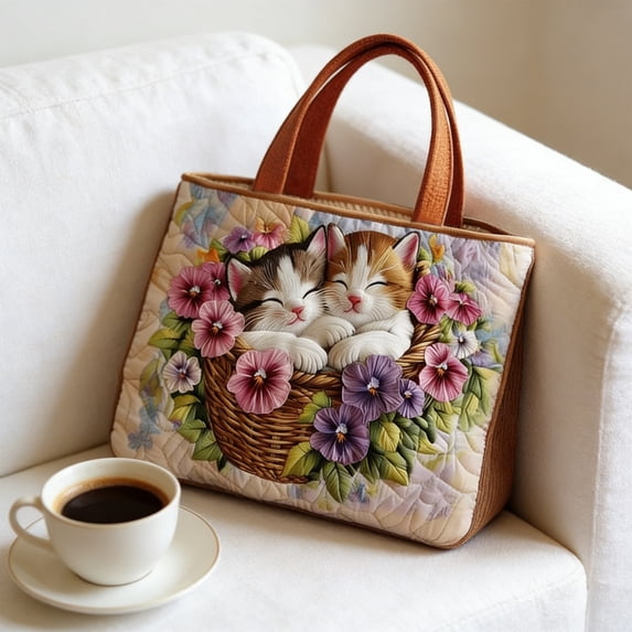 Animal Printed Canvas Tote Bag for Women, 15.74x13.38 Inch Large ...