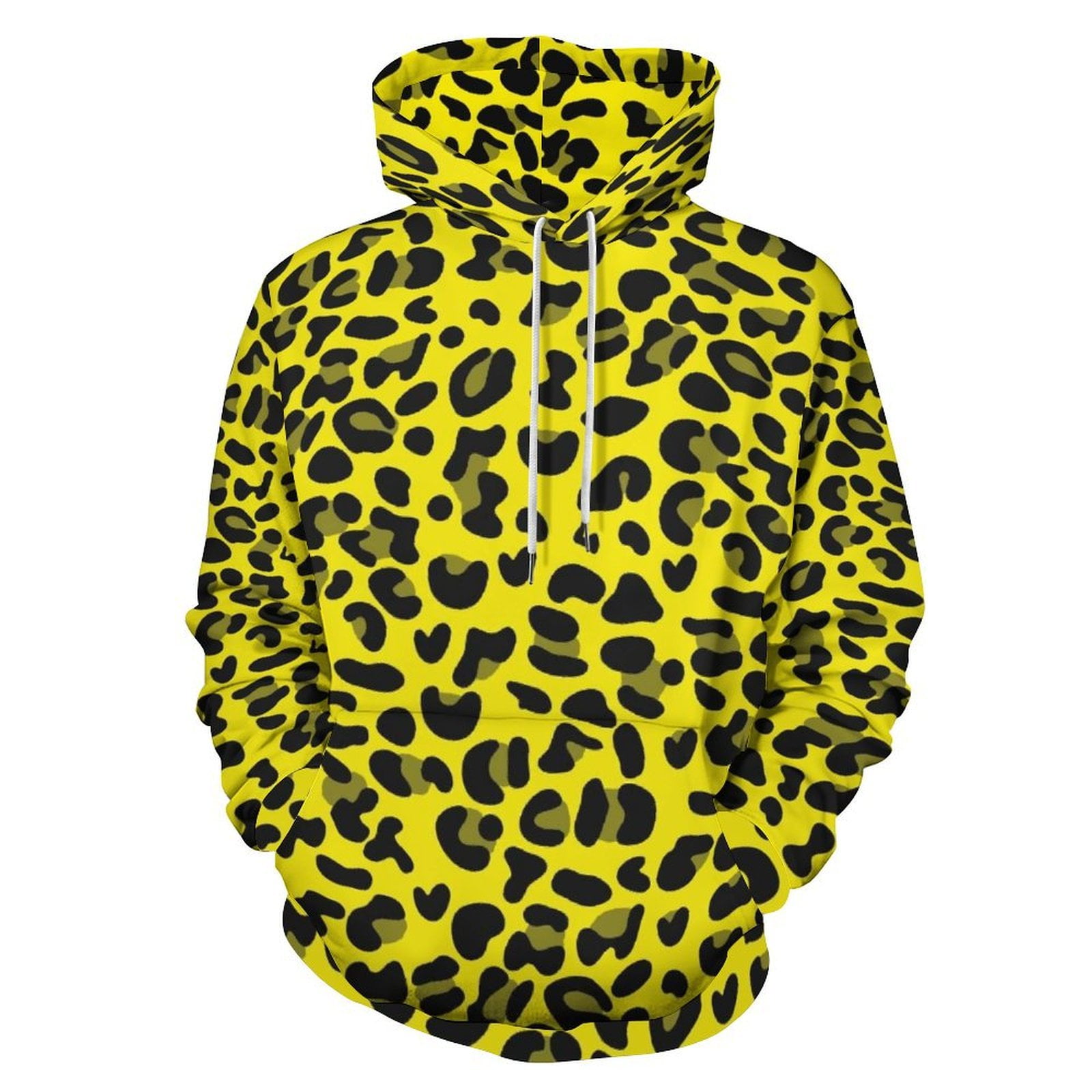 Animal Printing Leopard Men's Women Vintage 3D Hooded Sweatshirt - All ...