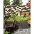 Animal Prints Sun Shade Sail 8'X10' Leopard Print UV Block Outdoor Sail ...