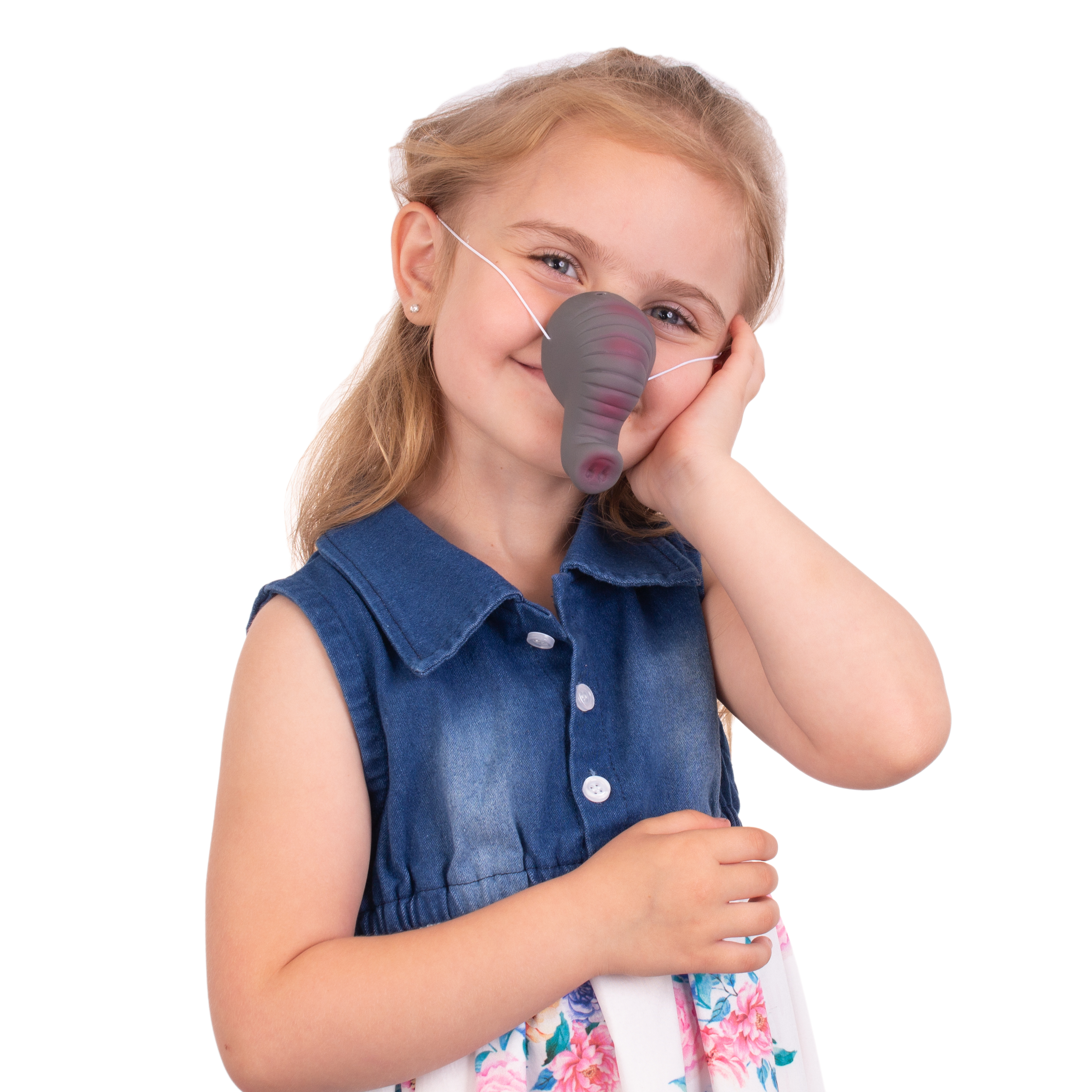 Animal Elephant Proboscis Trunk Costume Accessory Plastic Nose, Grey ...