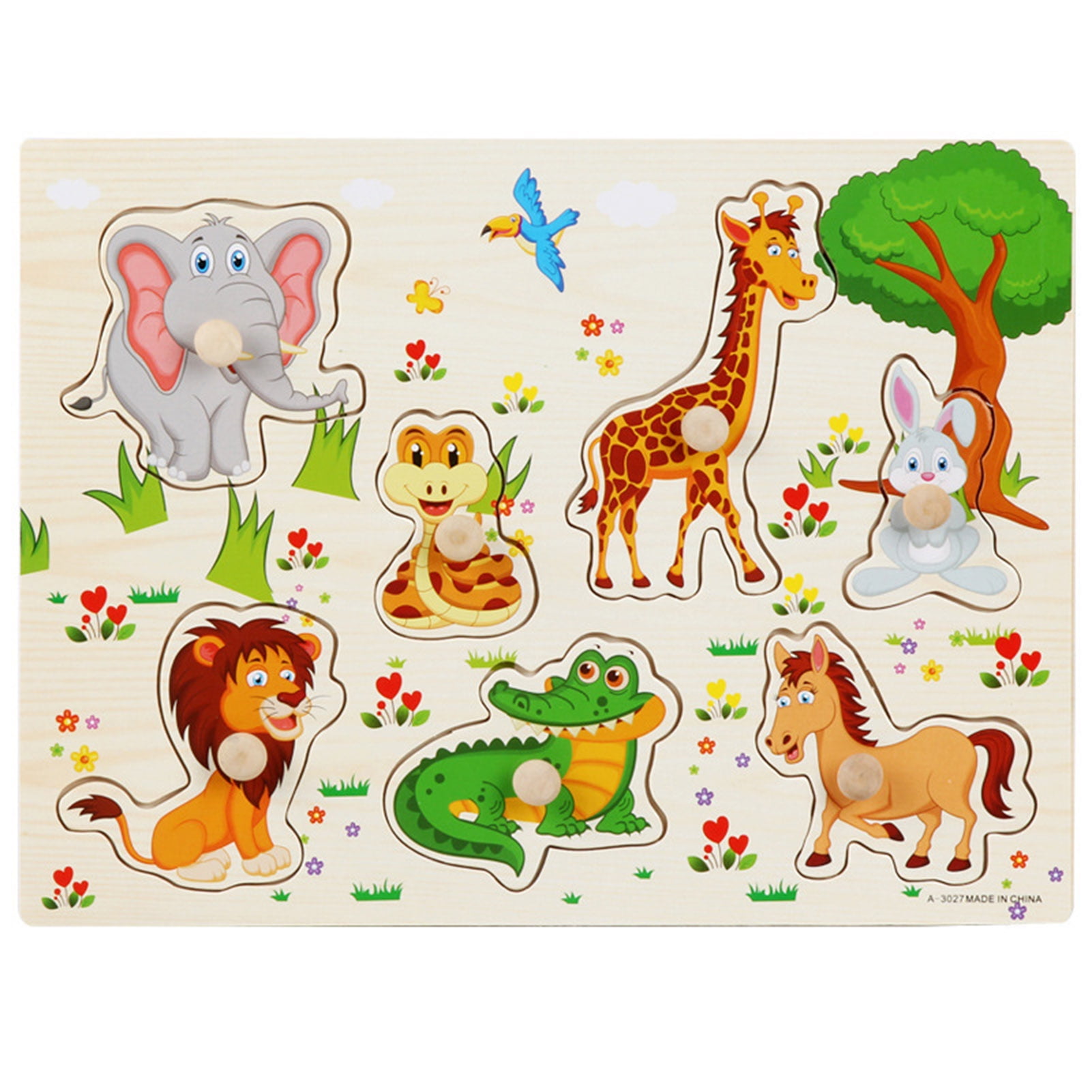 Animal Puzzle - Rich Print Quality, Hands-on Ability, Creative, Stress Relief, Multifunctional ...