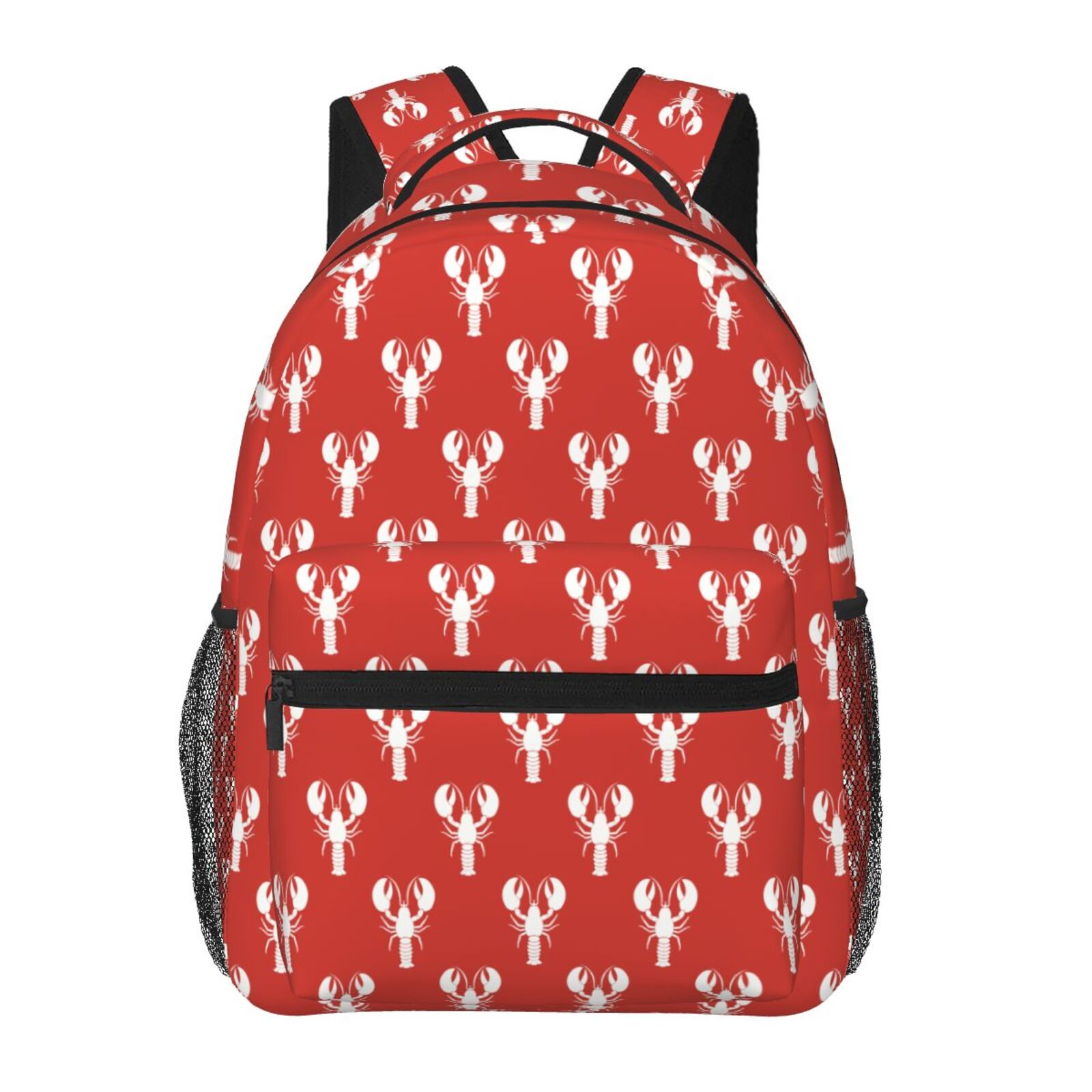 Animal Red Lobster Print Backpack for Men Women Laptop Backpack Hiking ...
