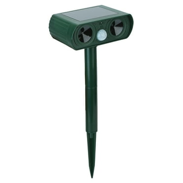 4 Pack Solar Animal Repeller Outdoor, Deer Deterrent with Red Lights ...