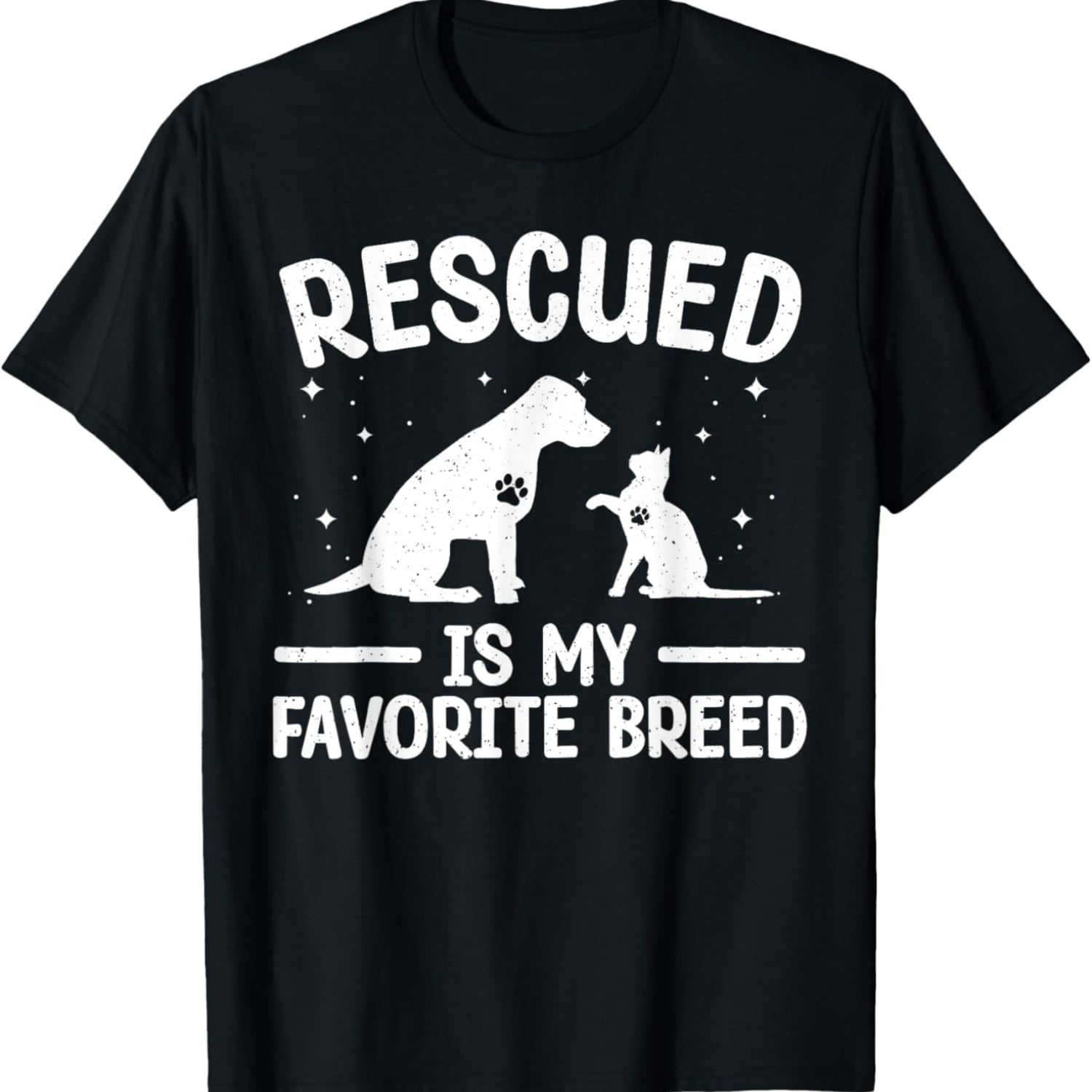 Animal Rescue Art For Wo Dog t Pet Rescuer Lover T-shtir - Walmart.com