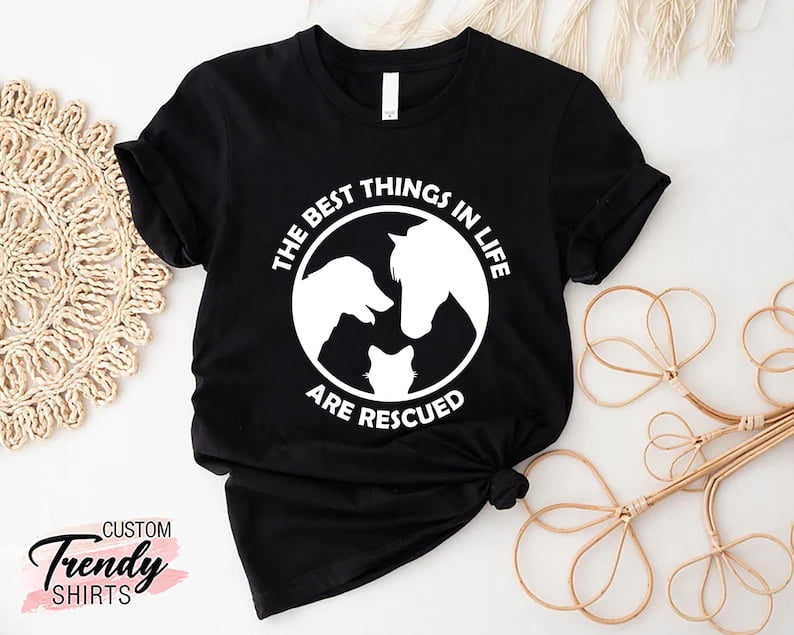 Animal Rescue Shirt, Animal Rights Shirt, Animal Lover Gift, Animal ...