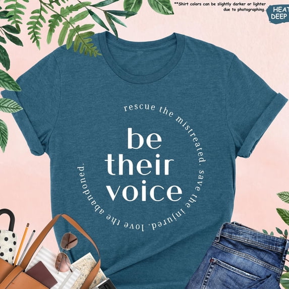Animal Rescue ShirtBe Their VoiceDog Rescue ShirtDog Lover GiftAnimal ...