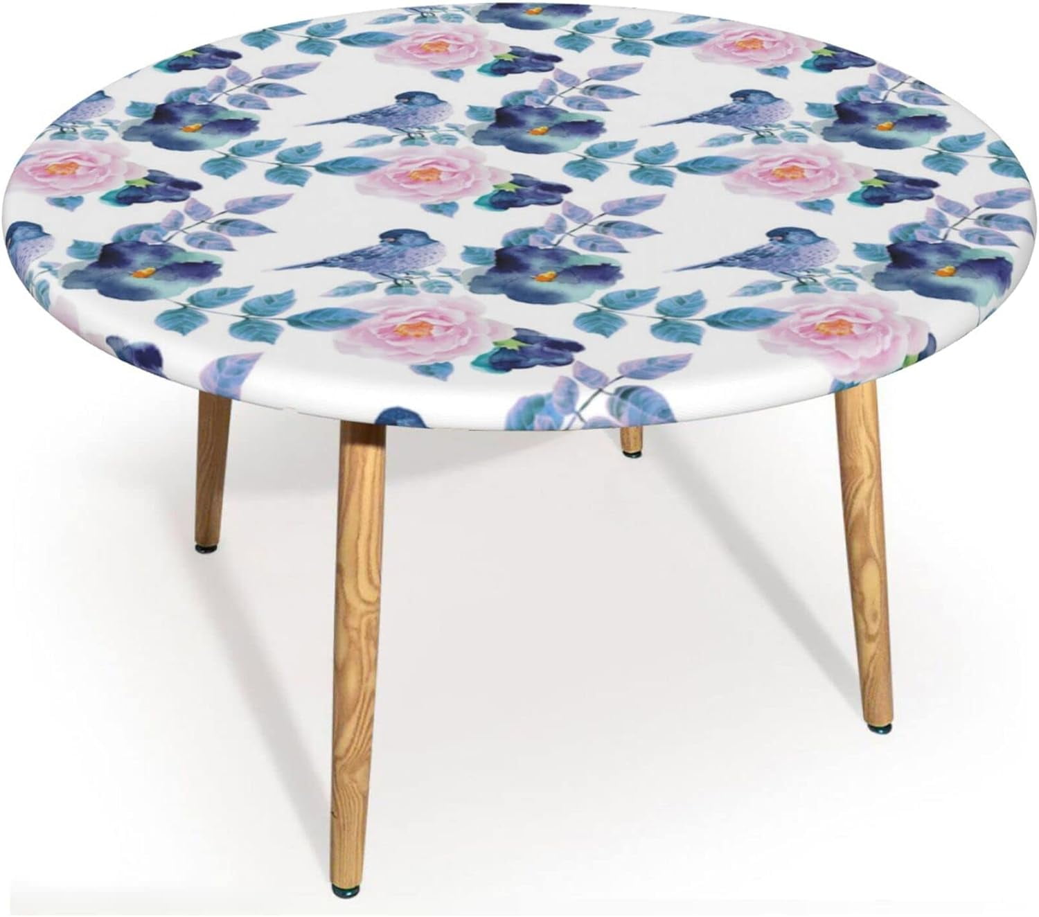 Animal Round Tablecloth,Indoor Kitchen Dinning Room or Outdoor ...