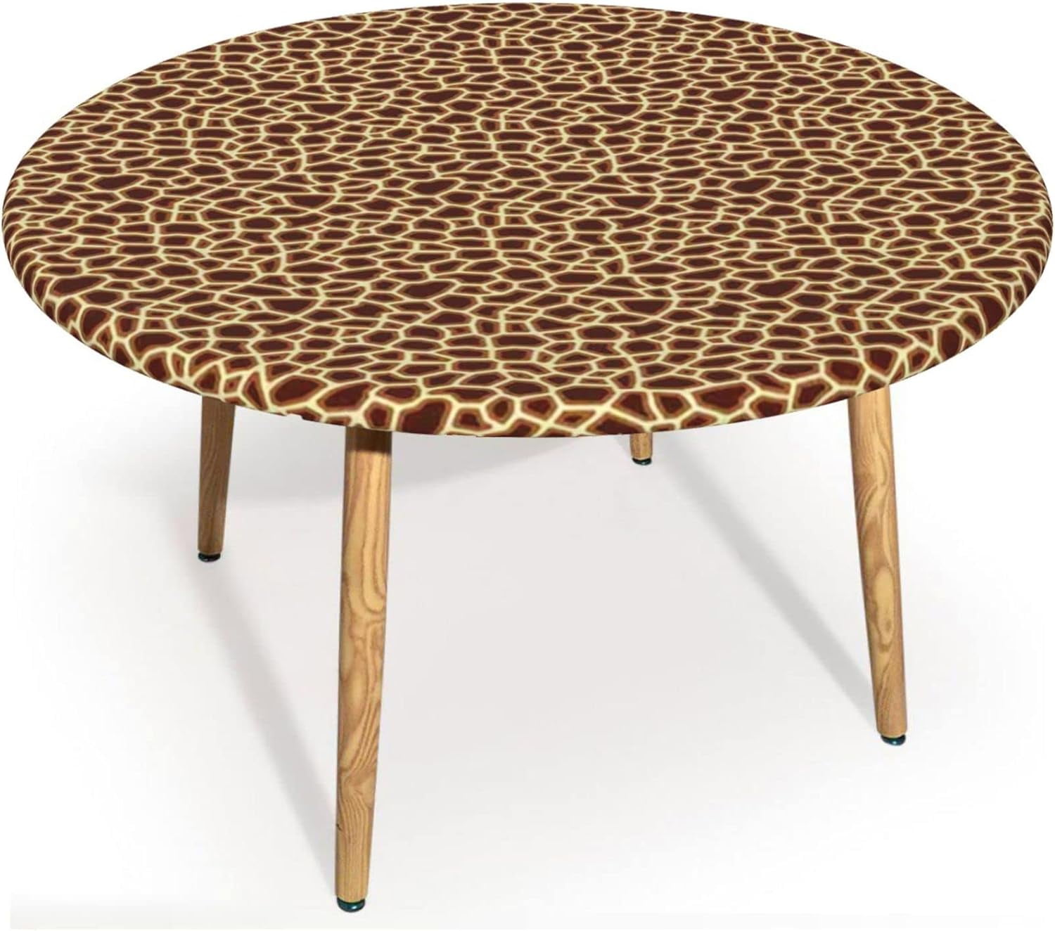 Animal Round Tablecloth,Indoor Kitchen Dinning Room Party or Outdoor ...