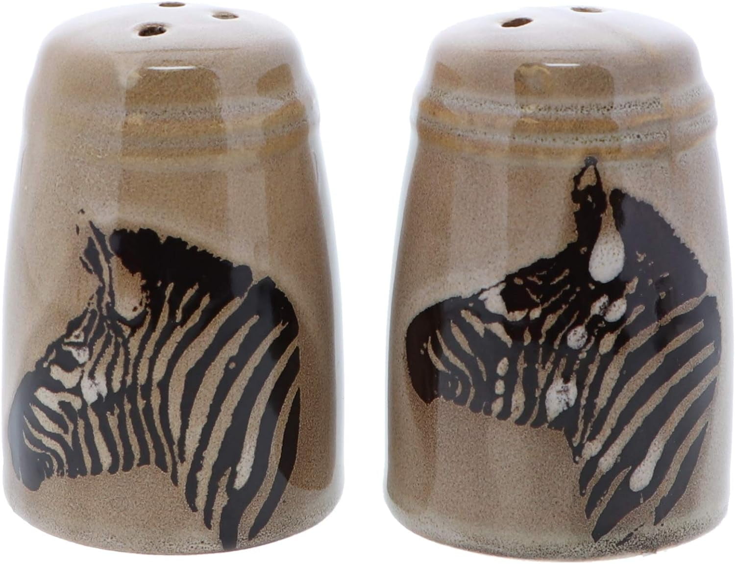 Animal Salt & Pepper Shaker Sets for Men's Kitchen Home Décor - Zebra ...