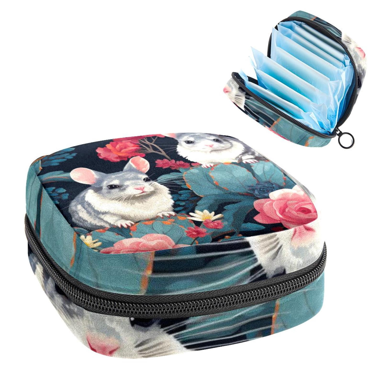 Animal Sanitary Napkin Bag Pad Bag Small Canvas Pouch Sanitary Napkin ...