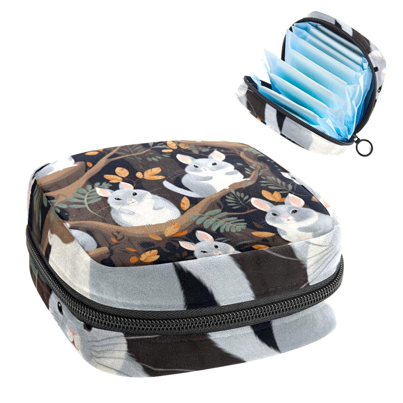 Animal Sanitary Napkin Pouch Period Bag Small Travel Bag for Men Cute ...