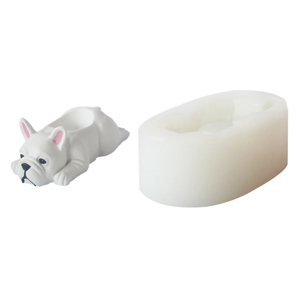 Animal Shape Candle Holder Molds Dog Flower Pots Silicones Mould ...