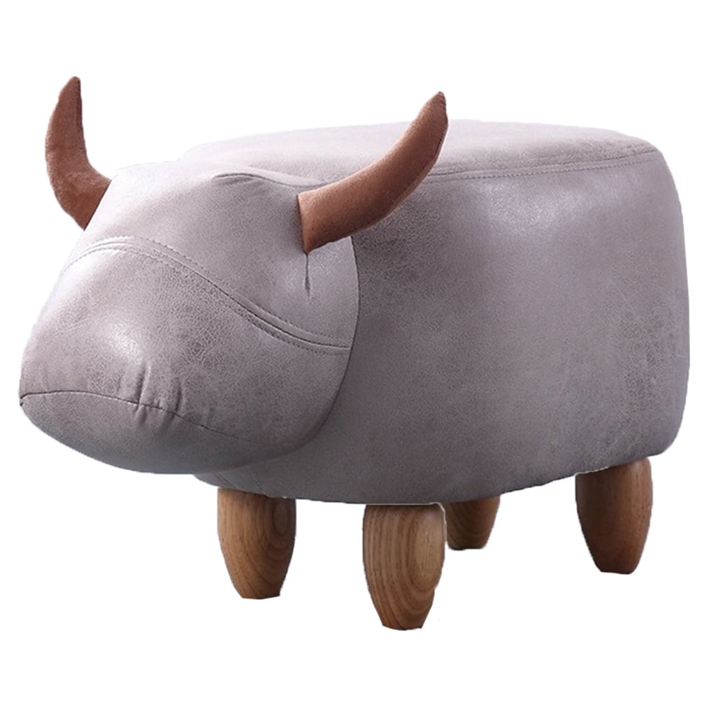 Animal Shape Ottoman Footstool, Upholstered Ottoman Bench, Footrest For ...