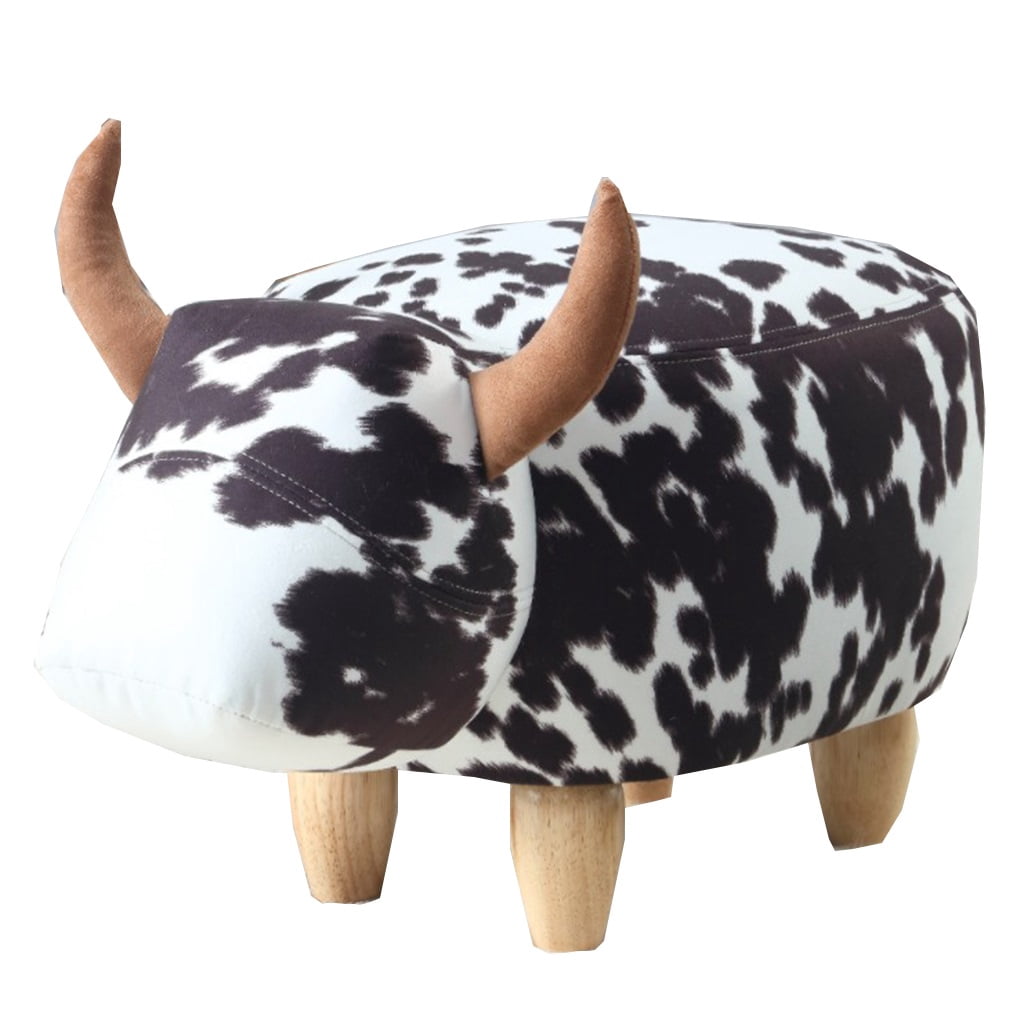 Animal Shape Ottoman Footstool, Upholstered Ottoman Bench, Footrest For ...