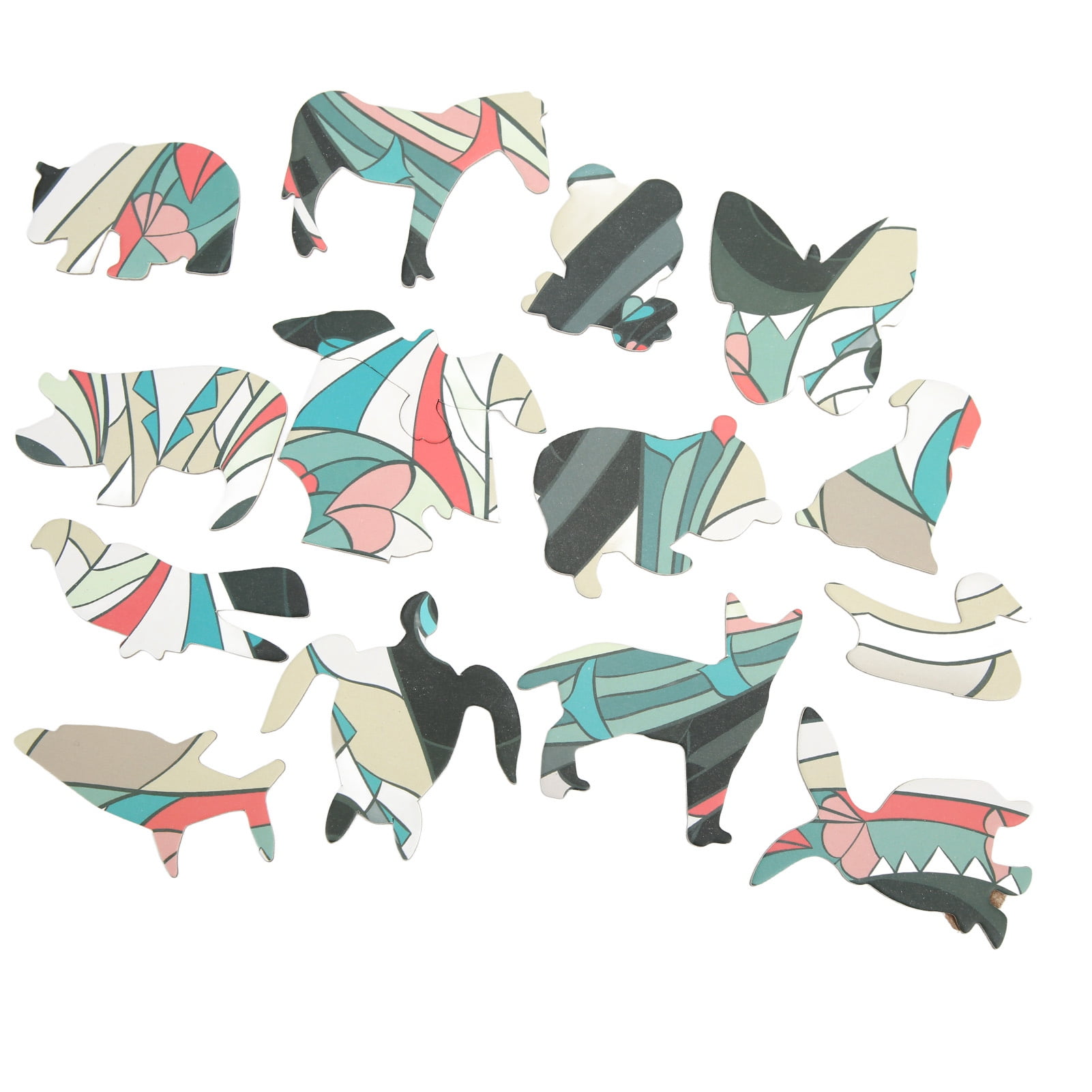 Animal Shape Puzzle 50 Pieces Unique Design Stress Relief Jigsaw ...