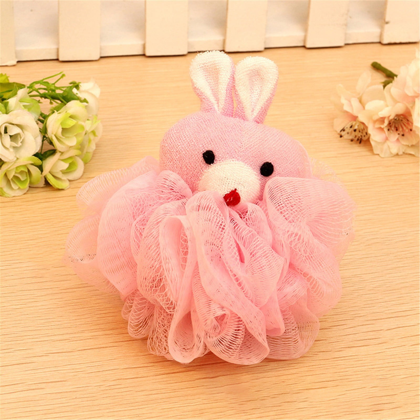 Animal Shaped Colorful Sponge Kids Shower Puff(B) - Walmart.com