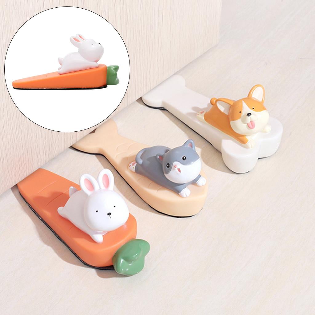 Animal Shaped Door Stopper Bumpers Non Slip Prevents Injuries Guard ...
