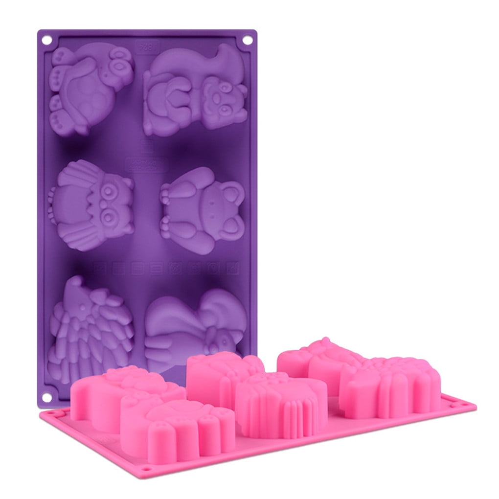 Animal Shaped Silicone Mold for Chocolate Turtle Kangaroo Large ...