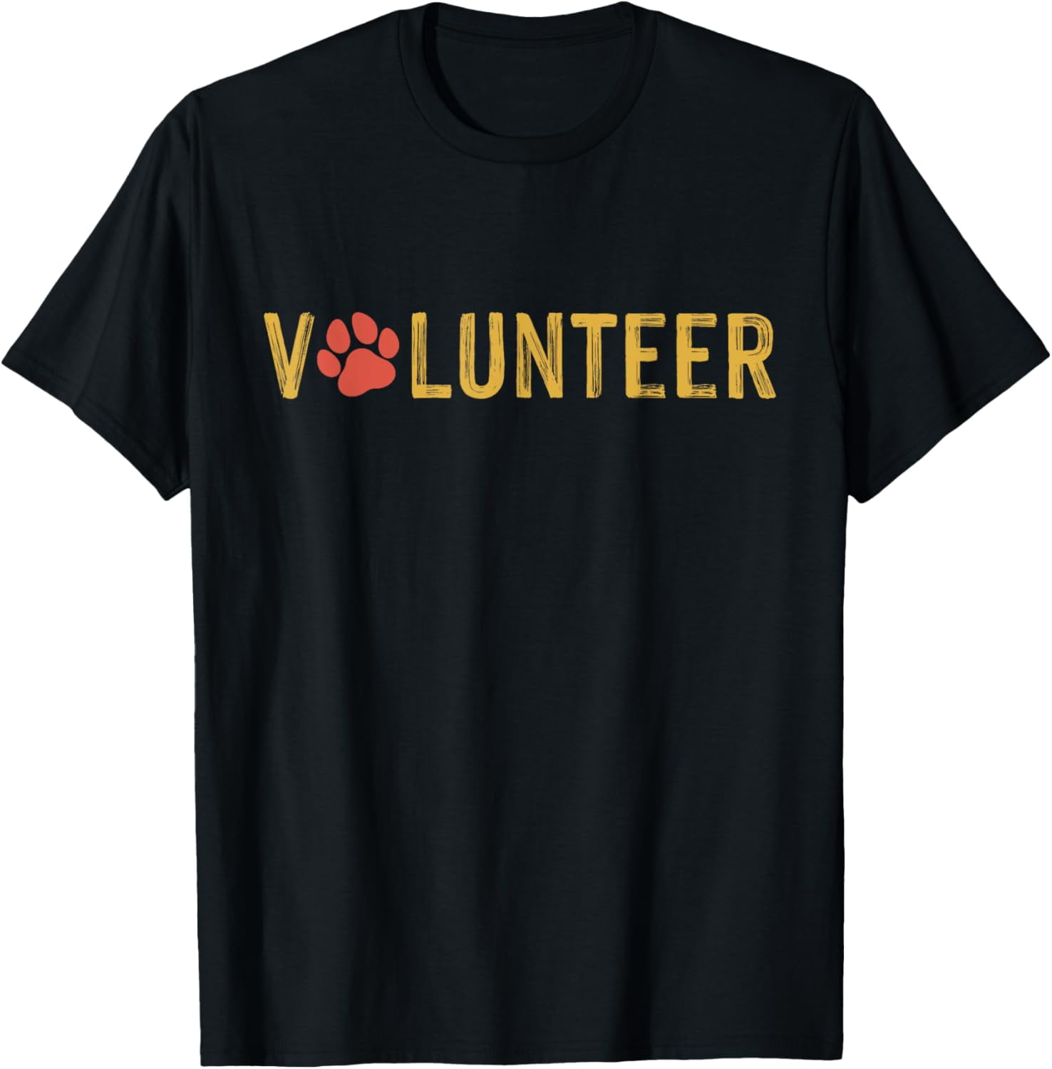 Animal Shelter Volunteer Veterinarian Dog Paw Animal Rescue T-Shirt ...