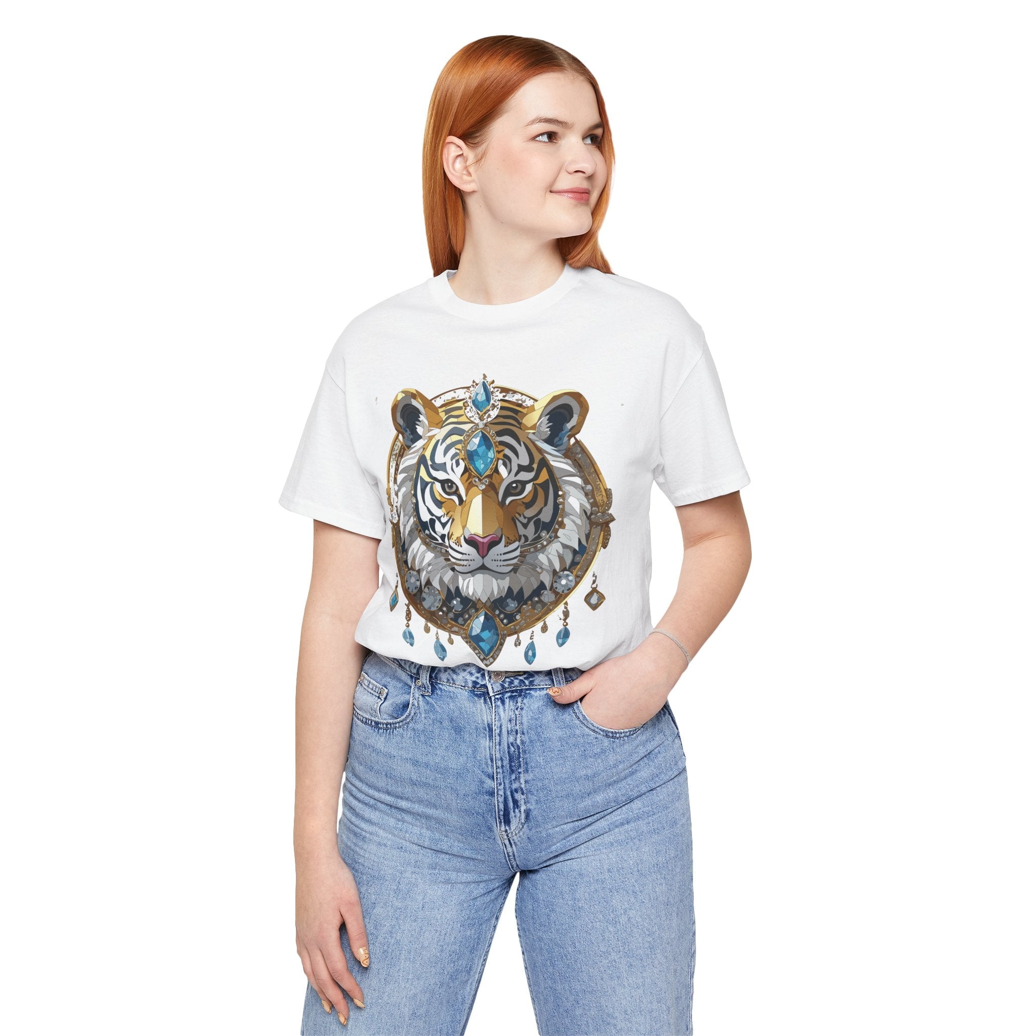 Animal Shirt, Shirt with Animal, Tee Shirt with Gold Animal Medal ...