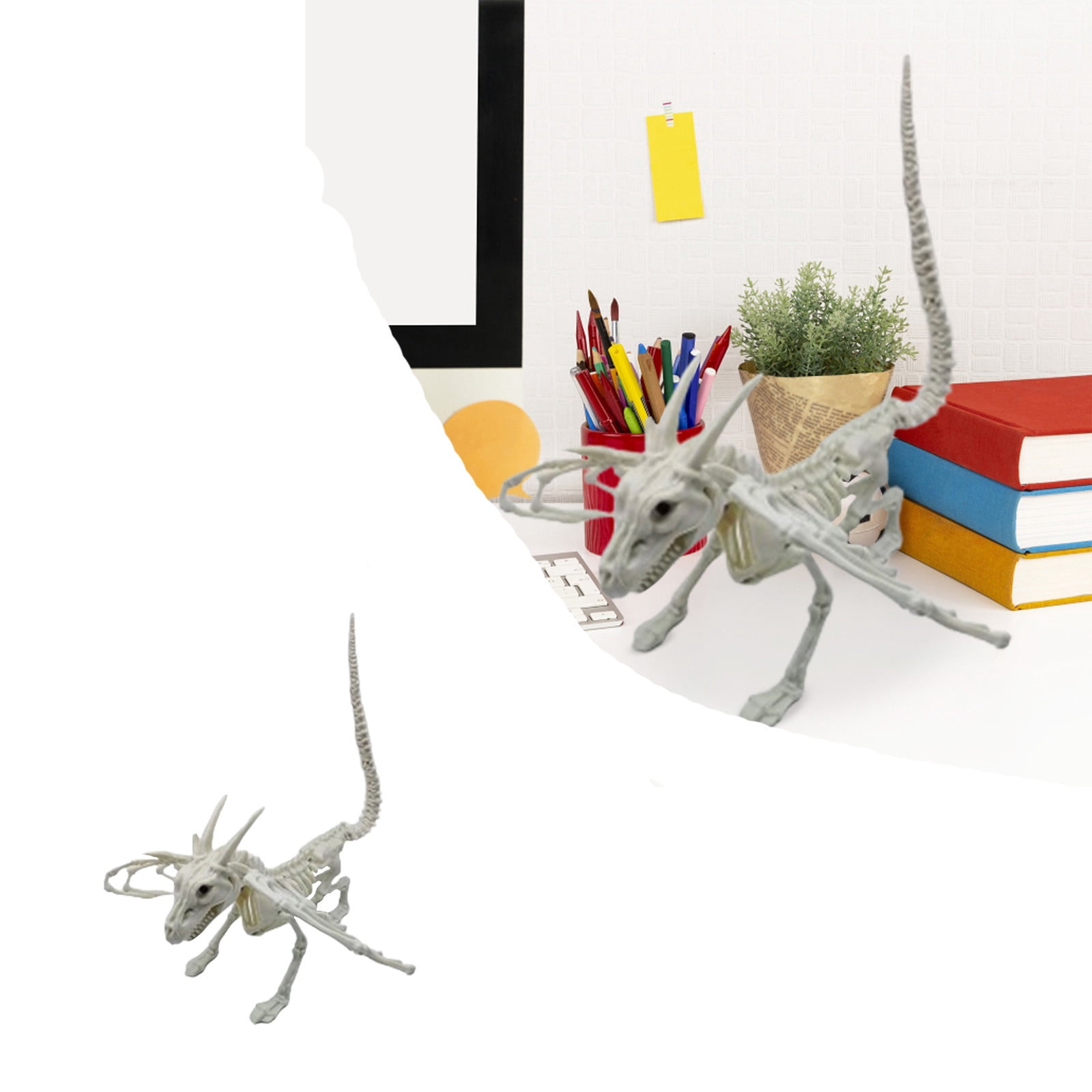 Animal Skeleton Figurines Flying Dragon Bones Desktop Ornament Animal ...