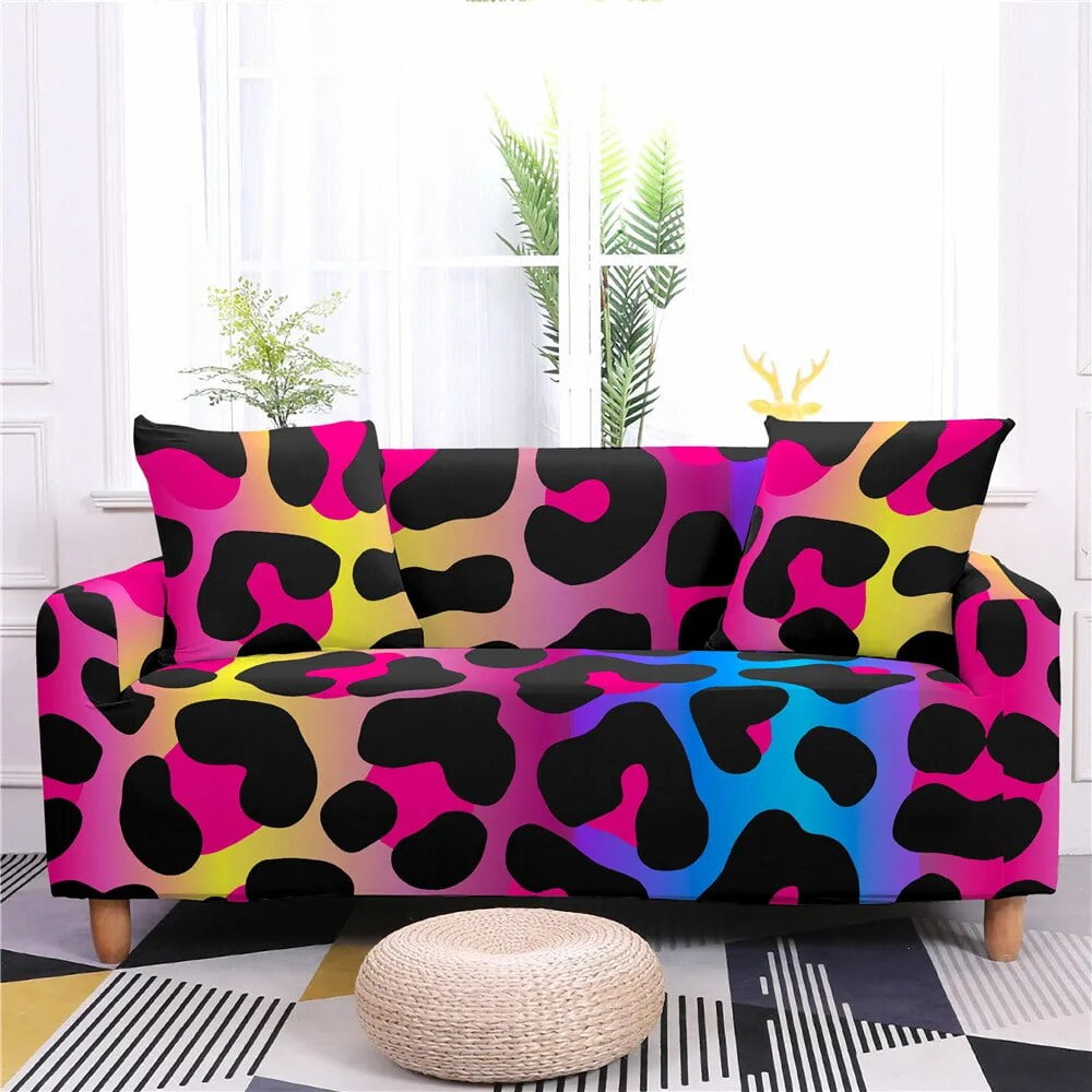 Animal Skin Leopard Print Tiger Pattern Slipcovers Elastic Couch Cover ...
