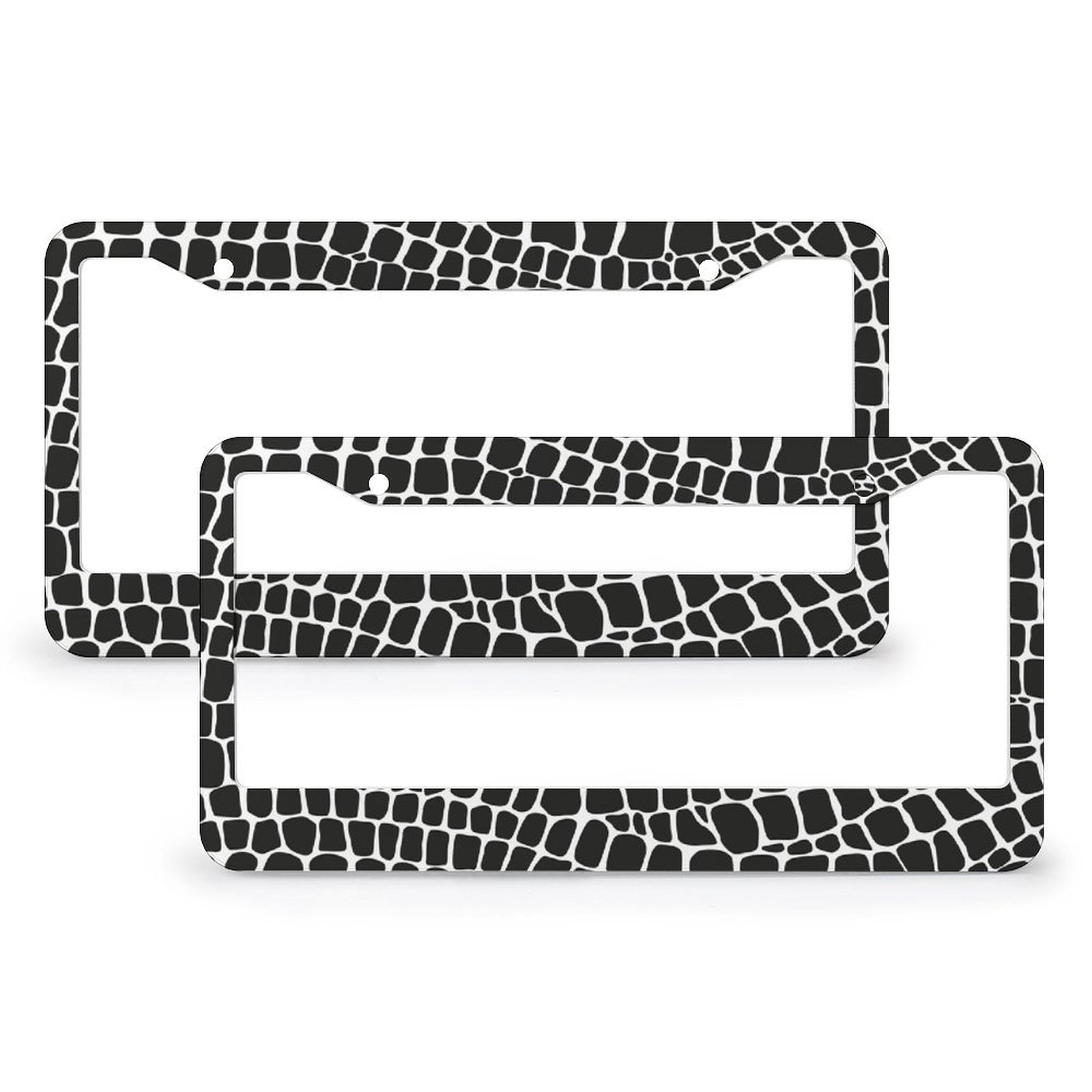 Animal Skin Pattern Dinosaur Crocodile And Snake License Plate Frame ...