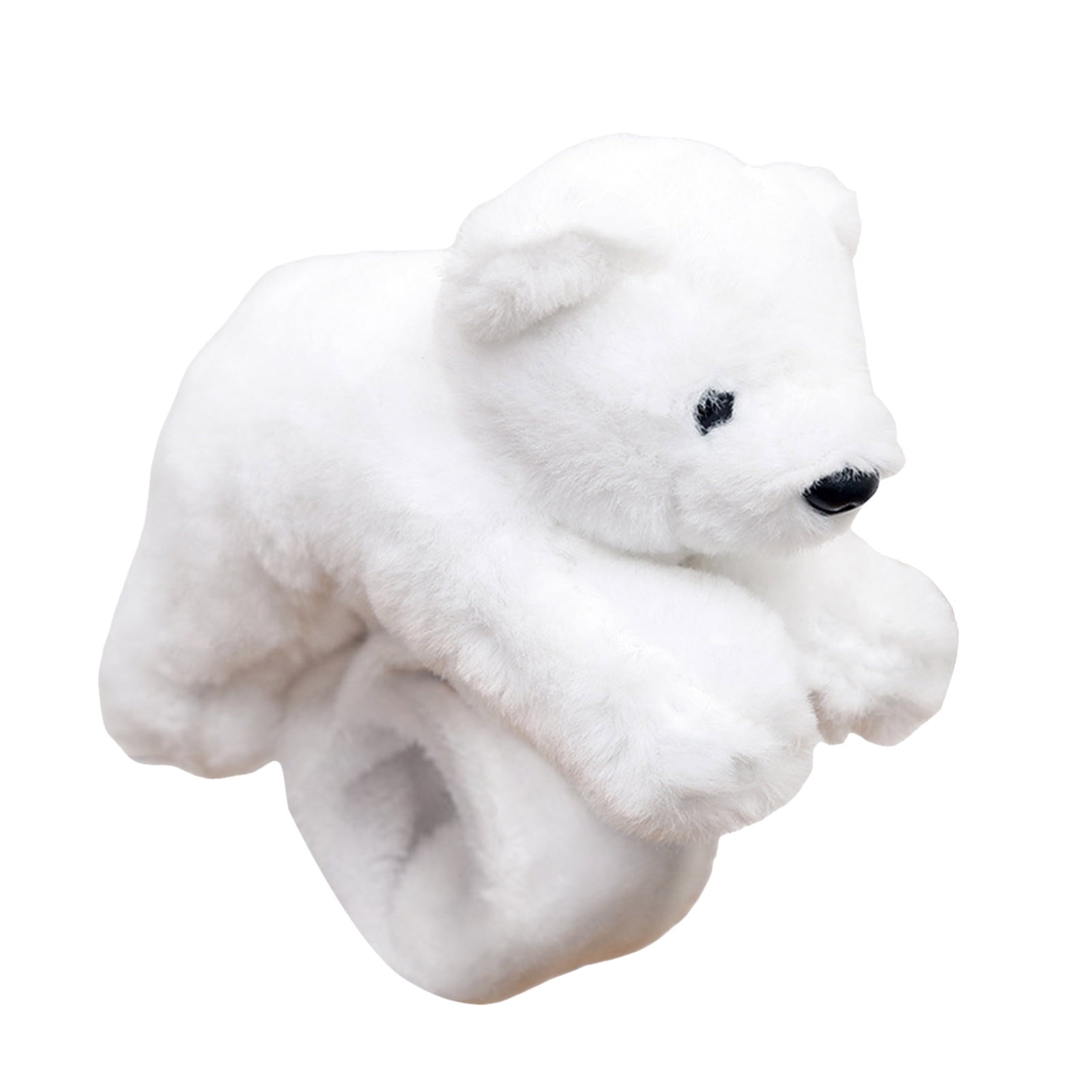Animal Slap Bracelet Plush Stuffed Animal Hugger Snap Wrist Band for ...
