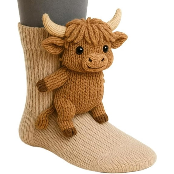 Animal Socks, Funny Warm and Soft Long Stocking Stuffers Socks, Fun ...