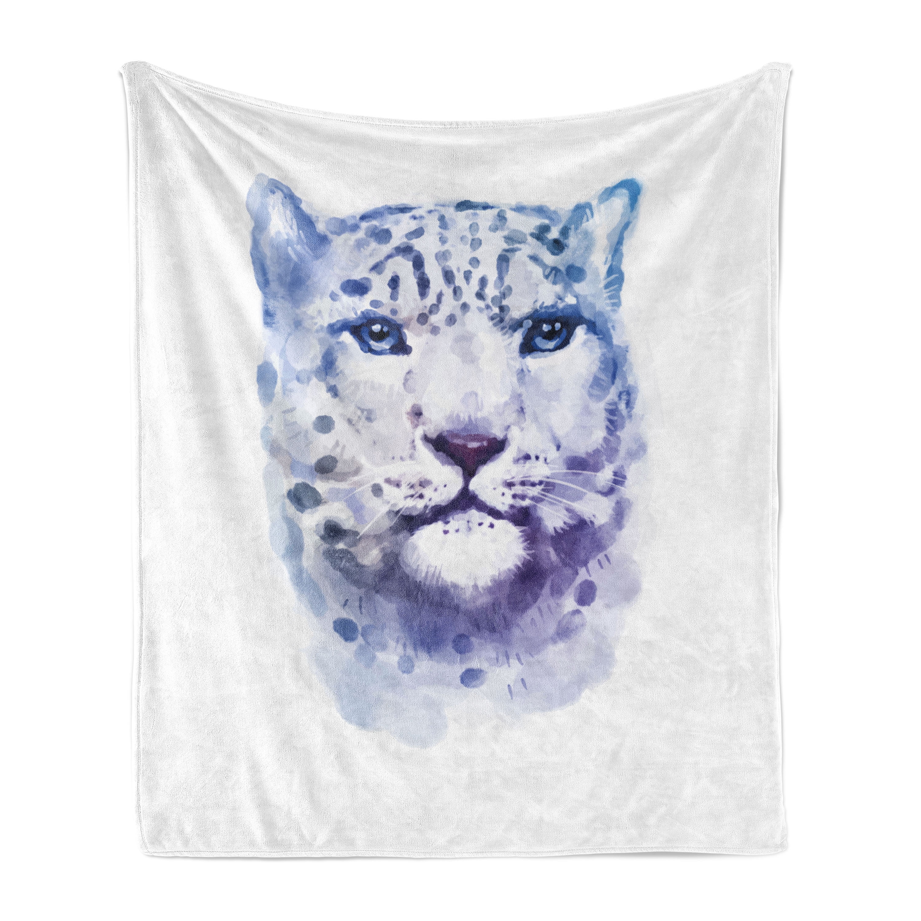 Animal Soft Flannel Fleece Blanket, Big Wild Cats Themed Print ...