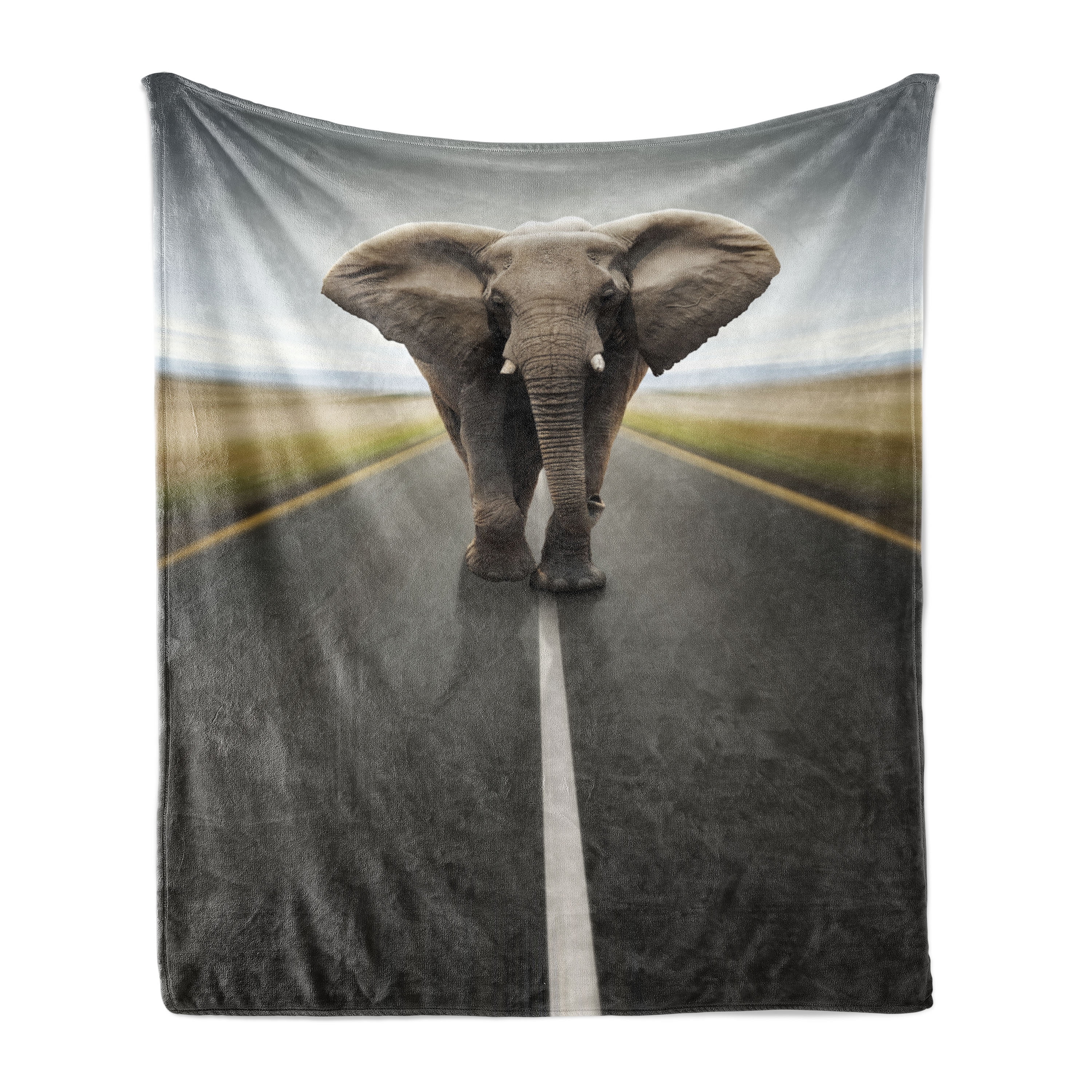 Animal Soft Flannel Fleece Throw Blanket, Wild Animal Mammal with ...