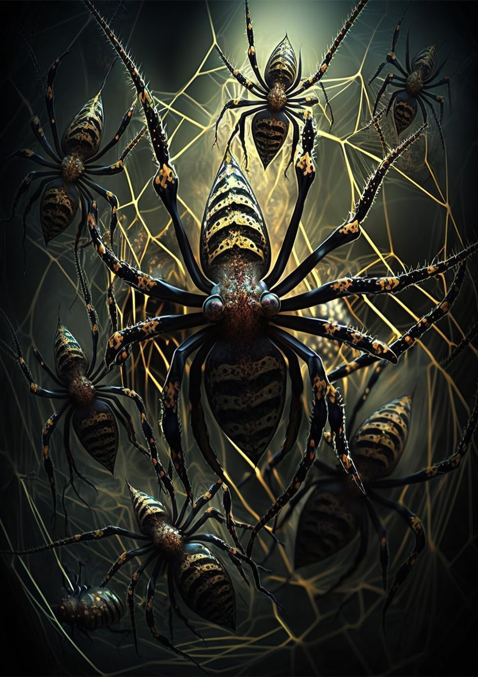 Animal Spider Flock Jigsaw Puzzles for Adults and Kids 1000 Piece ...