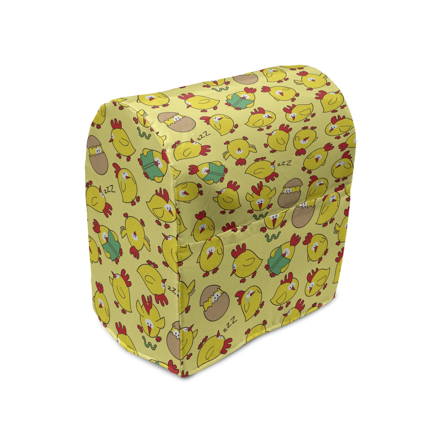 Animal Stand Mixer Cover, Chickens in Various Stances Hatching Reading ...