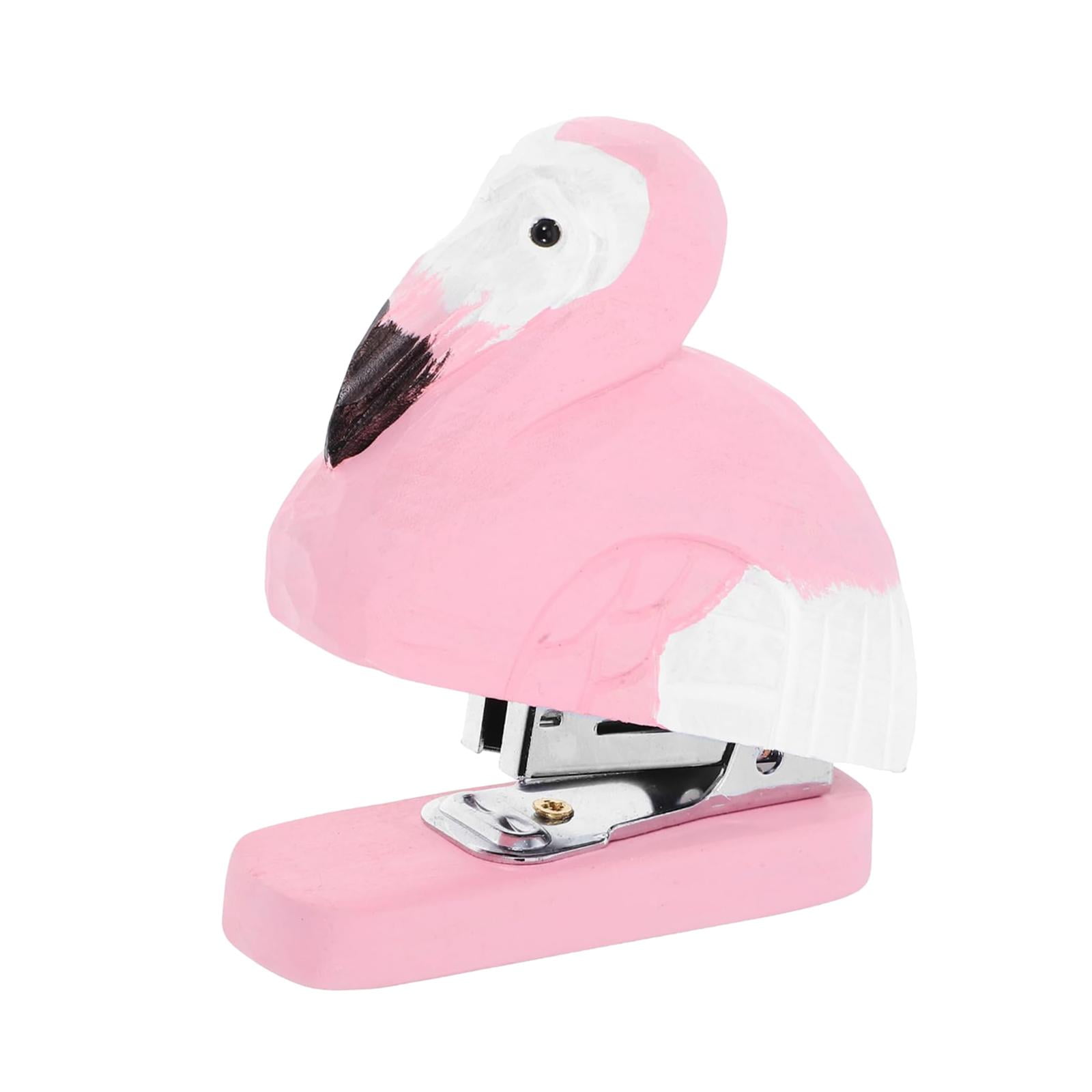 Animal Statue Desk Stapler Wooden Animal Stapler Art Figurine Compact ...