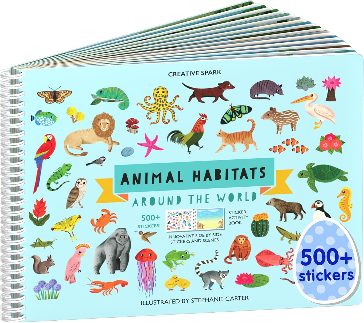 Animal Sticker Book Activity for Kids, Toddler Airplane Travel ...