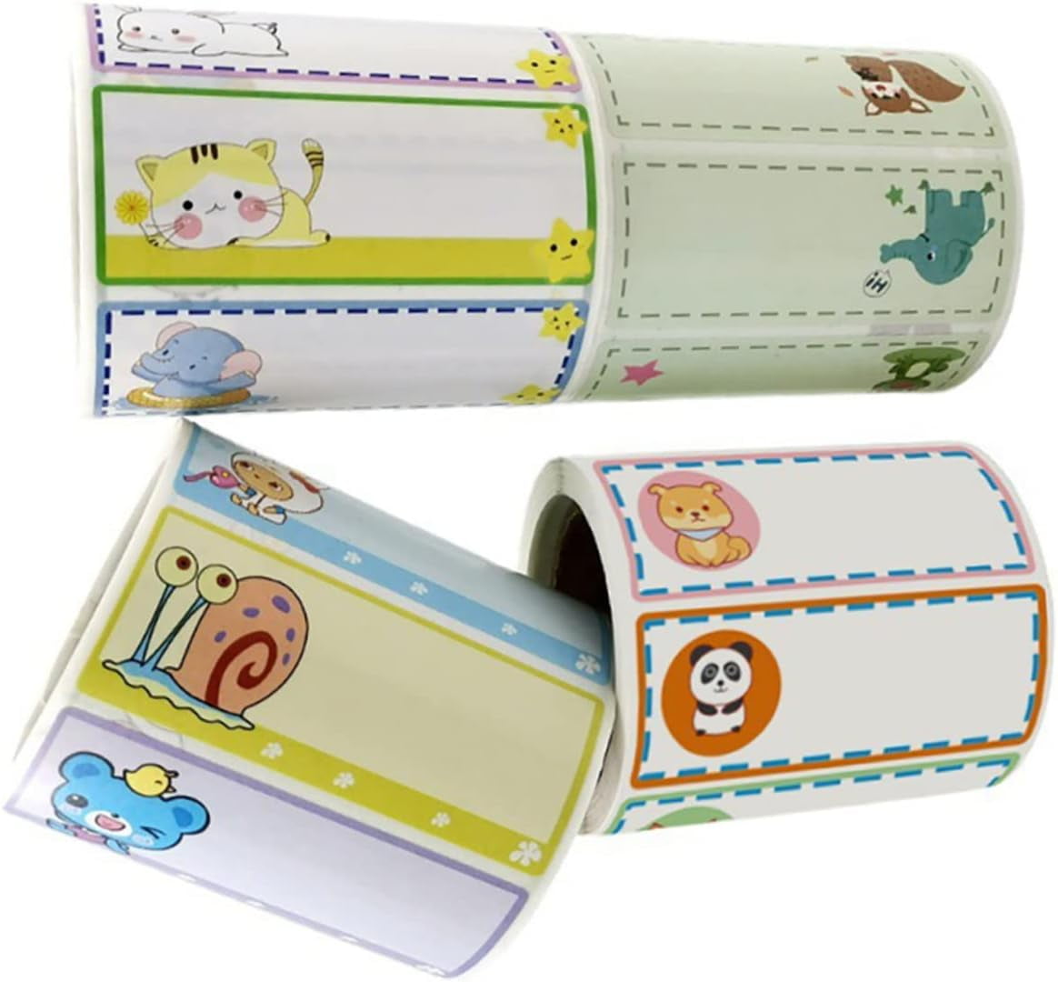 Animal Stickers 4 Rolls Name Tags Stickers Labels Kitchen Reminding ...