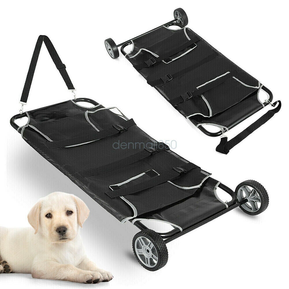 Animal Stretcher Pet Trolley Transport Dog Stretcher Veterinary 250 lb ...