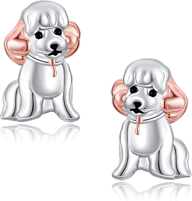 Animal Stud Earrings 925 Sterling Silver Elephant/Unicorn/Chicken ...