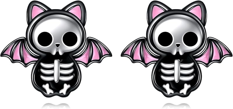 Animal Stud Earrings 925 Sterling Silver Small Cute Animal/Fruit Stud ...