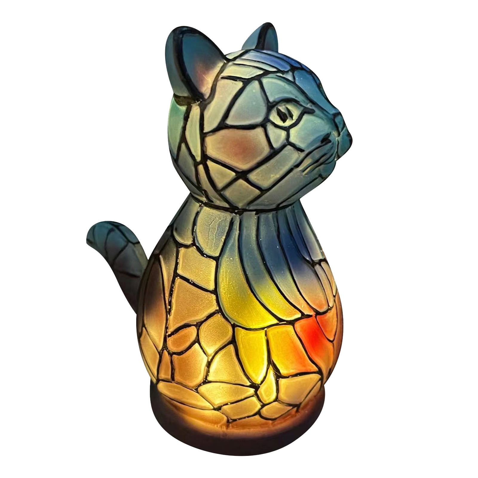 Animal Table Lamp Series, Stained Glass Lamp,Colored Glass Desk Lamp ...