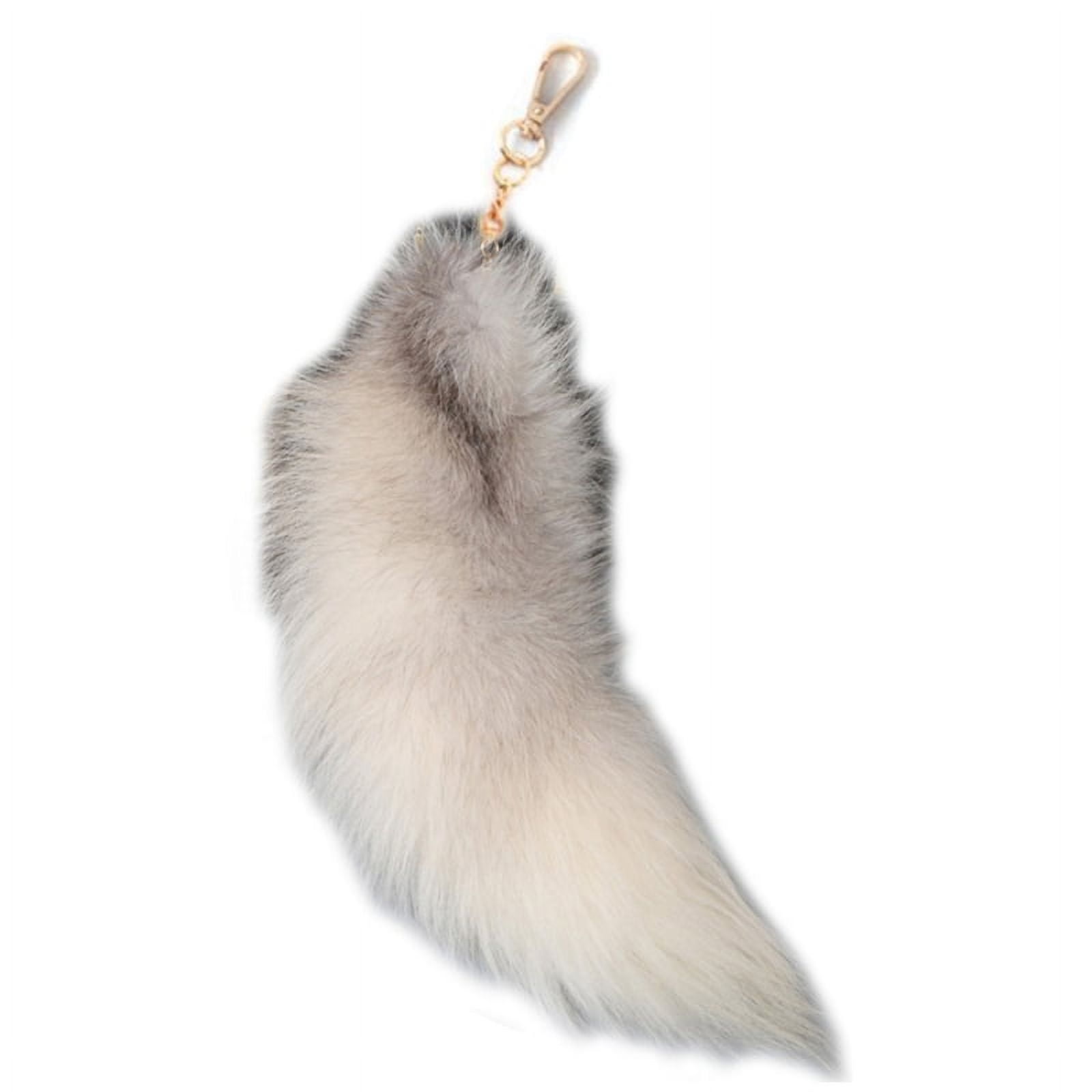 Animal Tail Key-Ring Fluffy Tail Chain Keychain Personalized Animal ...